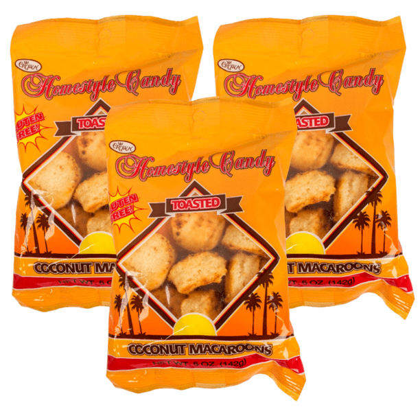 Crown Homestyle Candy Toasted Coconut Macaroons Gluten Free Kid Snack ...