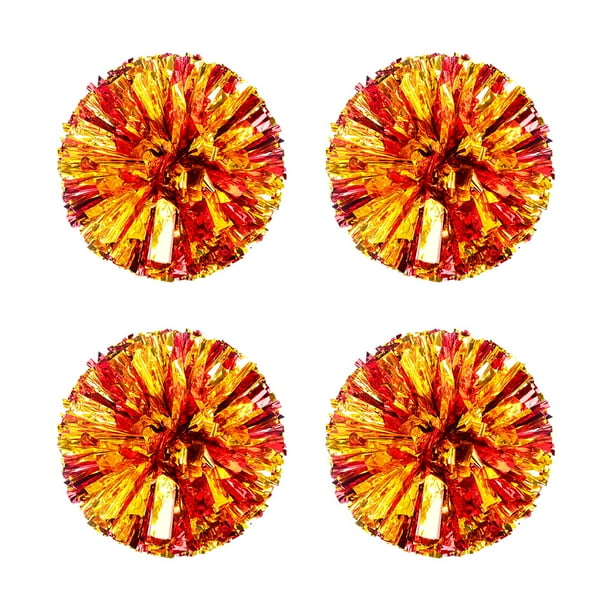 Goriertaly 4piece Handheld Cheerleading Pom Poms In Vibrant Colors ...