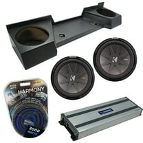 07-13 Chevy Silverado Ext Cab Kicker CWR12 Dual 12 Rhino Sub Box HA ...