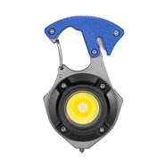 2 Pc Mini COB LED Flashlight Keychain Key Ring Camp Working Handy Light ...