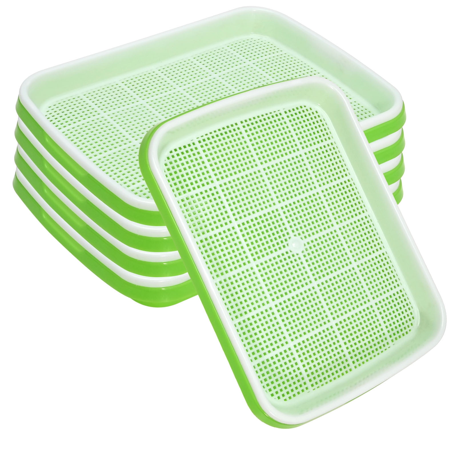 ZUDKSUY Seed Sprouter Tray 5 Pack, BPA Free Nursery Tray Seed ...
