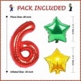 12 Pcs Super Mario Power Up 6 Year Balloon Brother Theme Birthday ...