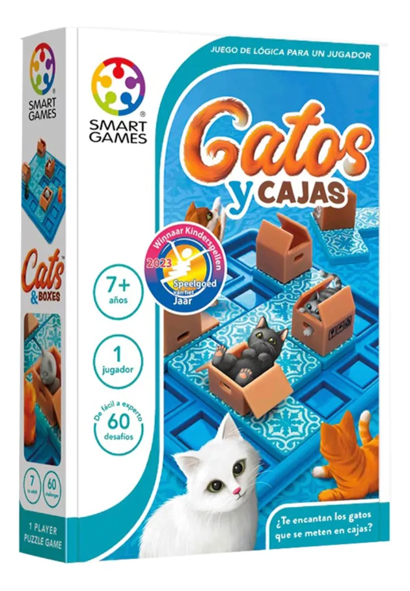 Juego De Mesa Cats & Boxes Smart Games Gatos Y Cajas Logica | Bodega ...