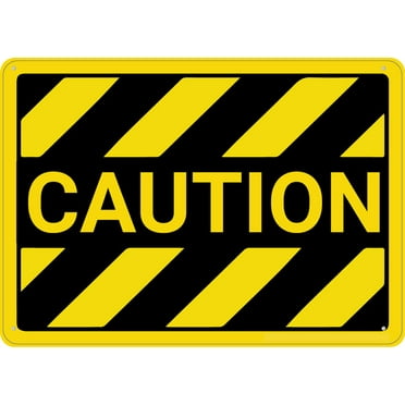 Caution Drive Slowly Sign - Walmart.com