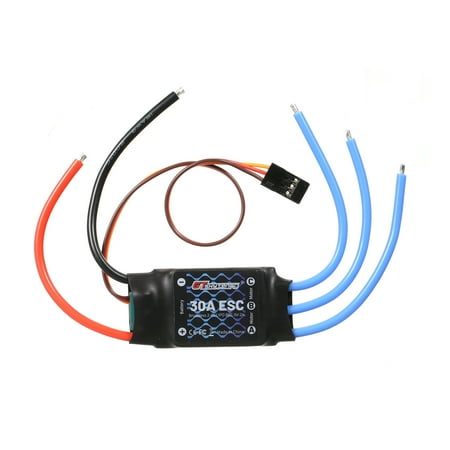 GTSKYTENRC 2-4S 30A Brushless ESC Motor Speed Controller Remote Control BEC ESC for Fixed Wing ...
