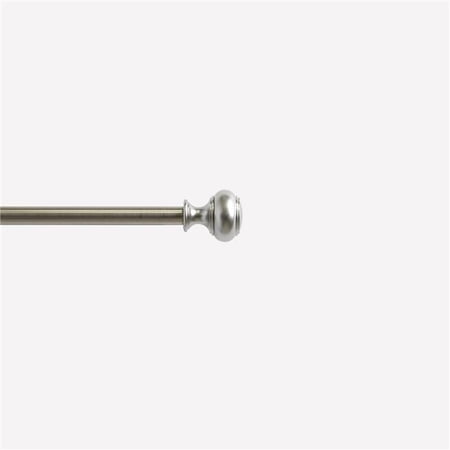 Umbra 1012730-411 1 in. Allure Curtain Rod with Knob Shaped Finials ...