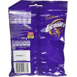 Cadbury Chocolate Eclairs 130g Bag, Chewy Caramel with Milk Chocolate ...