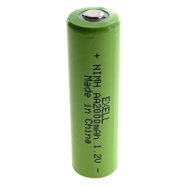 5x Exell A Size 1.2V 1400mAh NiCD Rechargeable Batteries with Tabs ...