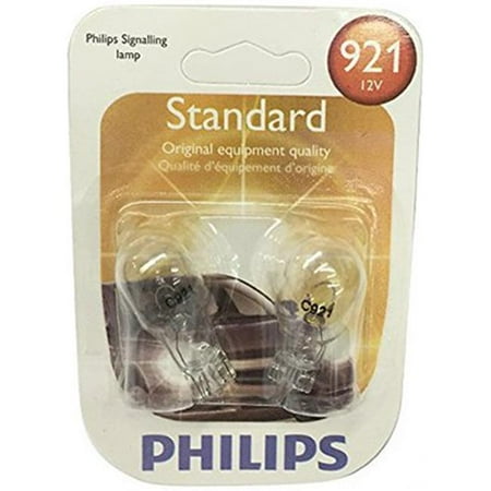 Philips Automotive 921B2 16 watt & 12V Miniature Light Bulb - Pack of 2 ...