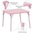 5-Piece Foldable Kids Table & Chairs Set - 36" Activity Table with ...