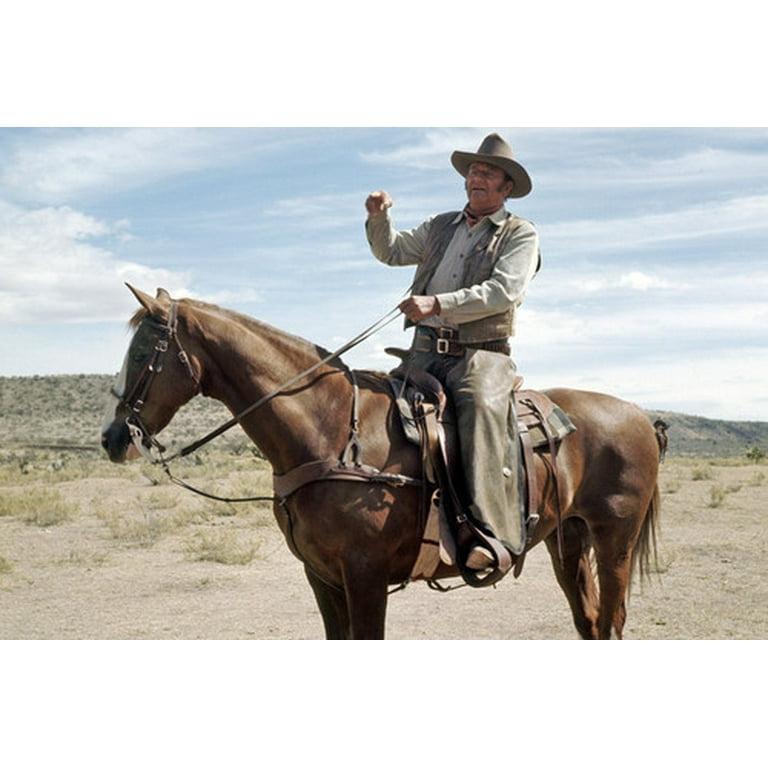 John Wayne On Horseback