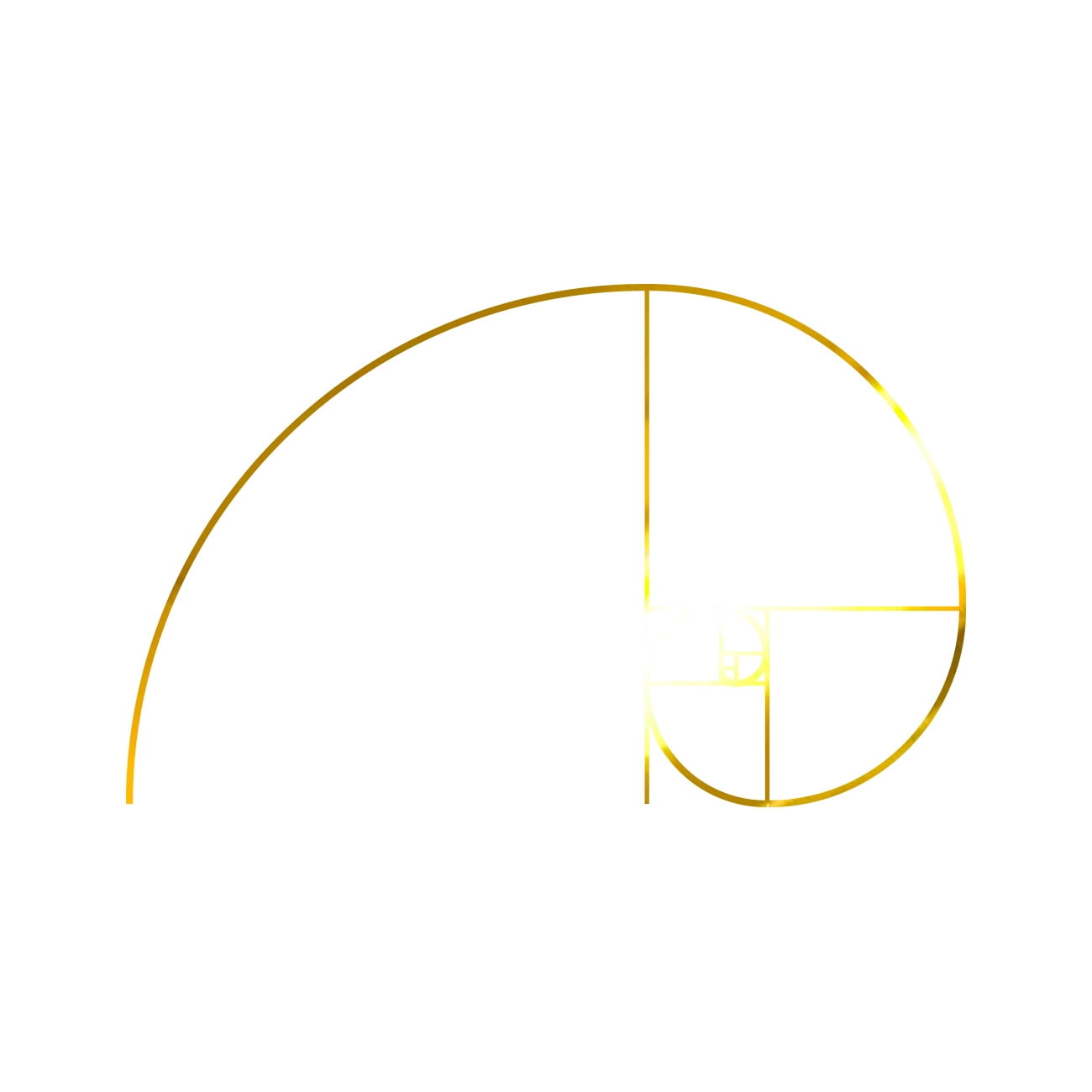 Fibonacci Golden Spiral Sticker Decal Die Cut - Self Adhesive Vinyl ...
