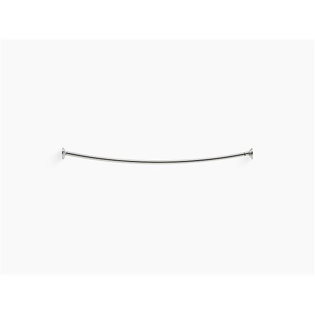 Kohler K-9349-BS Traditional Design Expanse Curved Shower Rod - Brushed ...