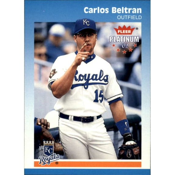 2002 Fleer Platinum Kansas City ROYALS Team Set No SP 7 Cards NM-MT ...