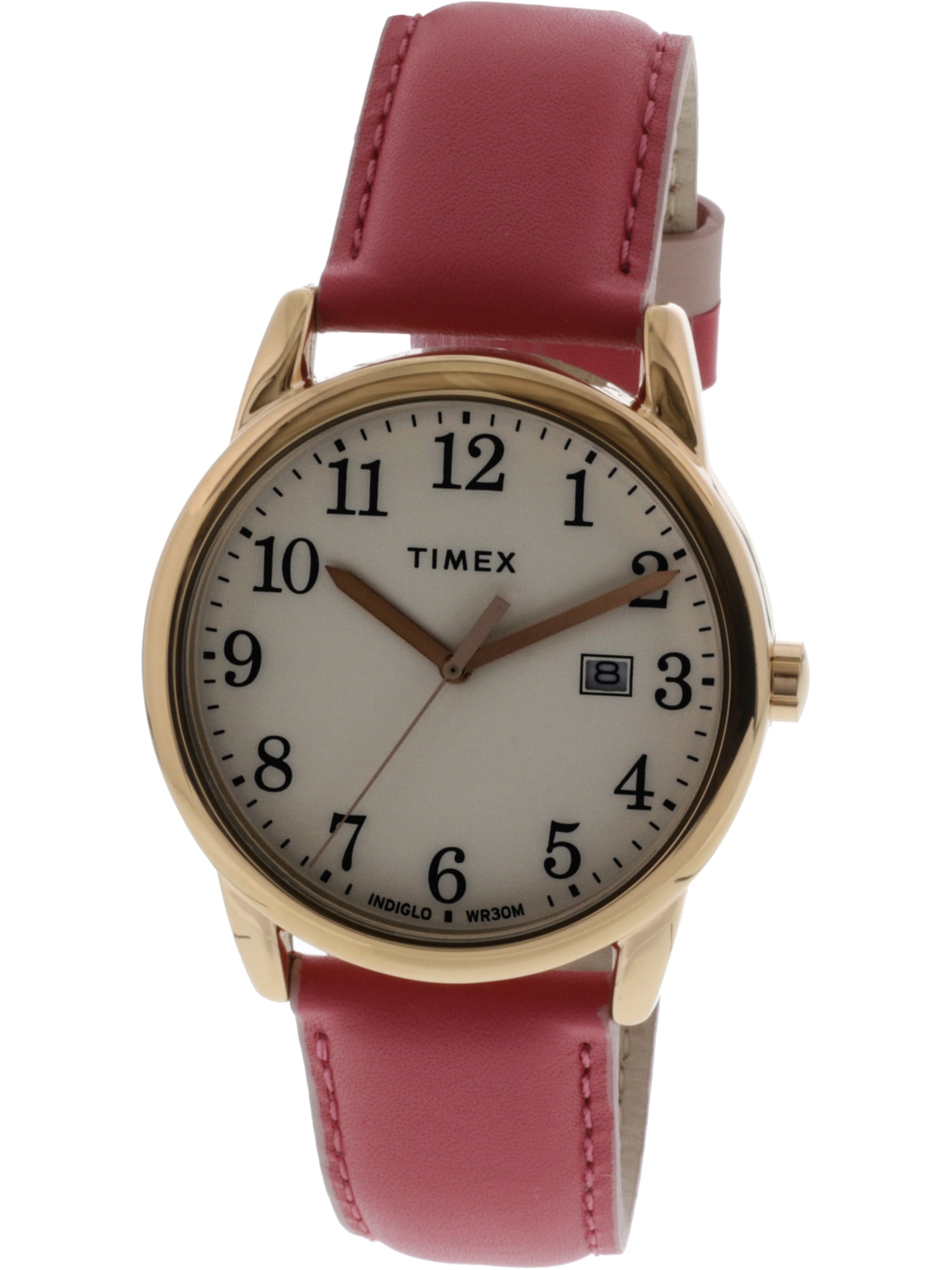 Timex Timex Women s Easy Reader TW2R62500 Gold Leather Quartz Fashion Timex Timex Women s Easy Reader TW2R62500 Gold Leather Quartz Fashion