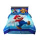 Super Mario Kids Full Bed in a Bag, Gaming Bedding, Comforter and ...