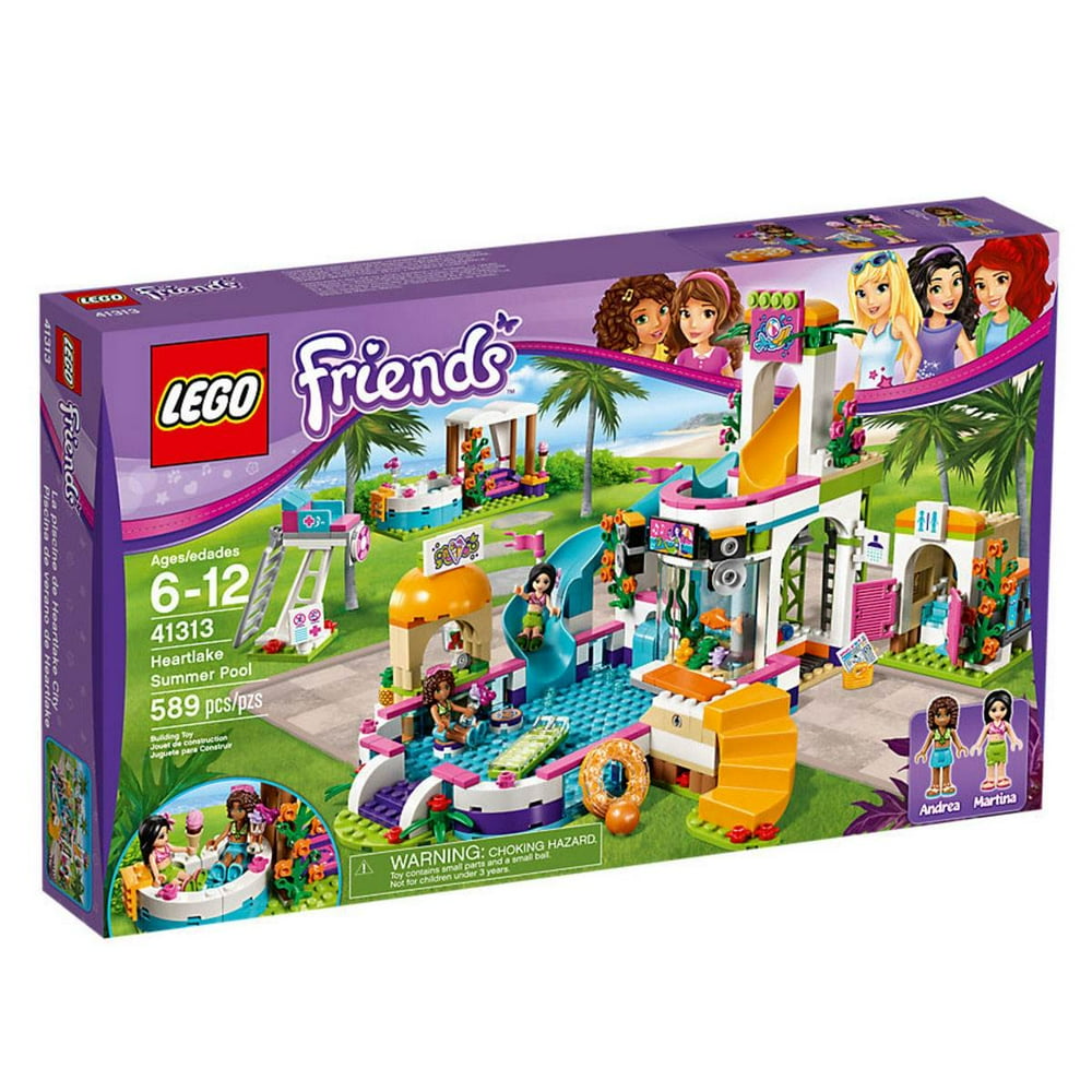 LEGO Friends Heartland City Summer Splash Pool Complete Building Set (3 ...