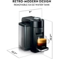 Nespresso Vertuo Coffee and Espresso Machine by De'Longhi, Piano Black ...