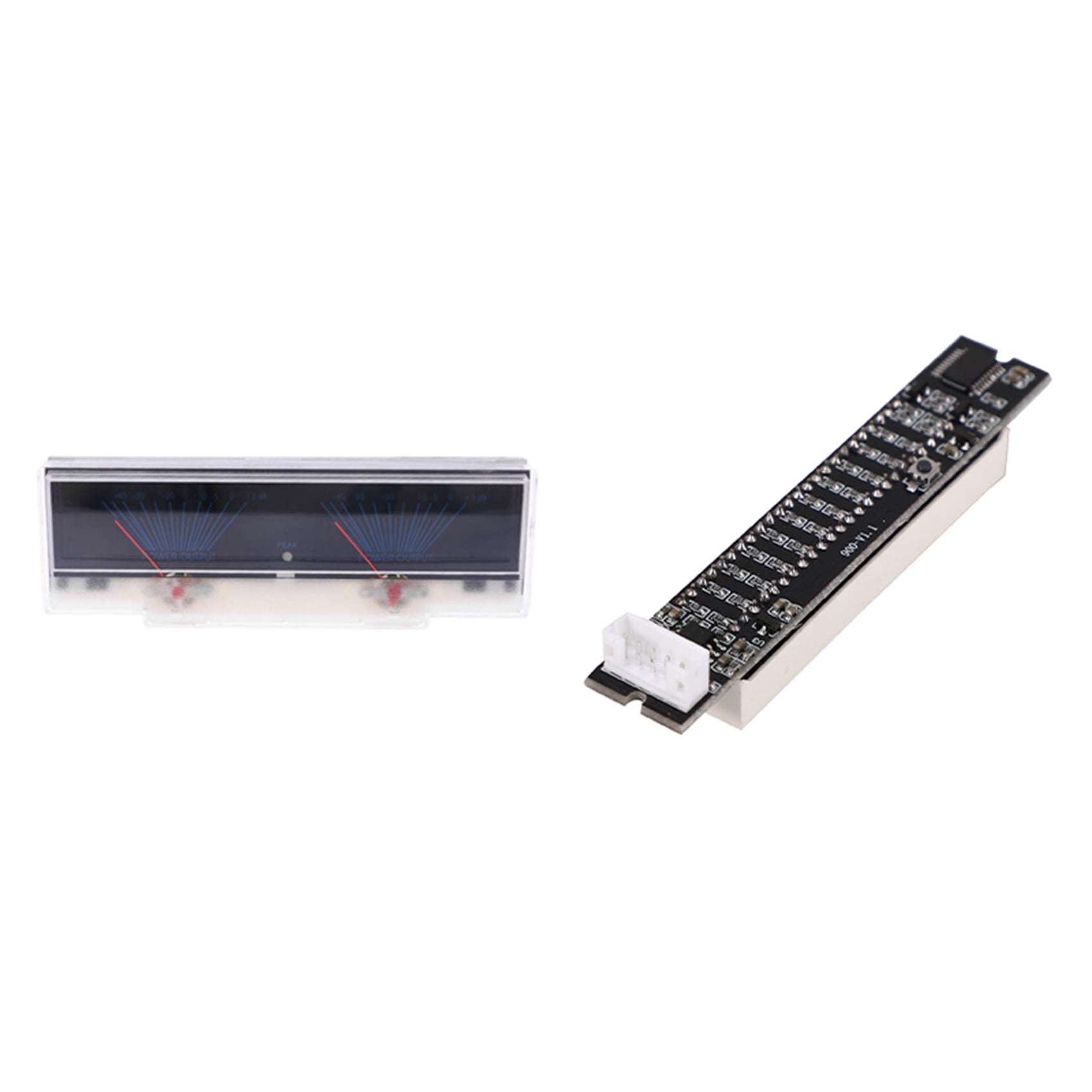 VU Meter Audio Power Amplifier Panel Dual Analog Level DB Meter with ...