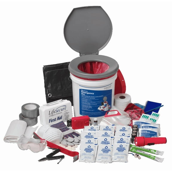 Lifesecure® SecurEvac 5-Person 3-Day Evacuation & Shelter-In-Place ...