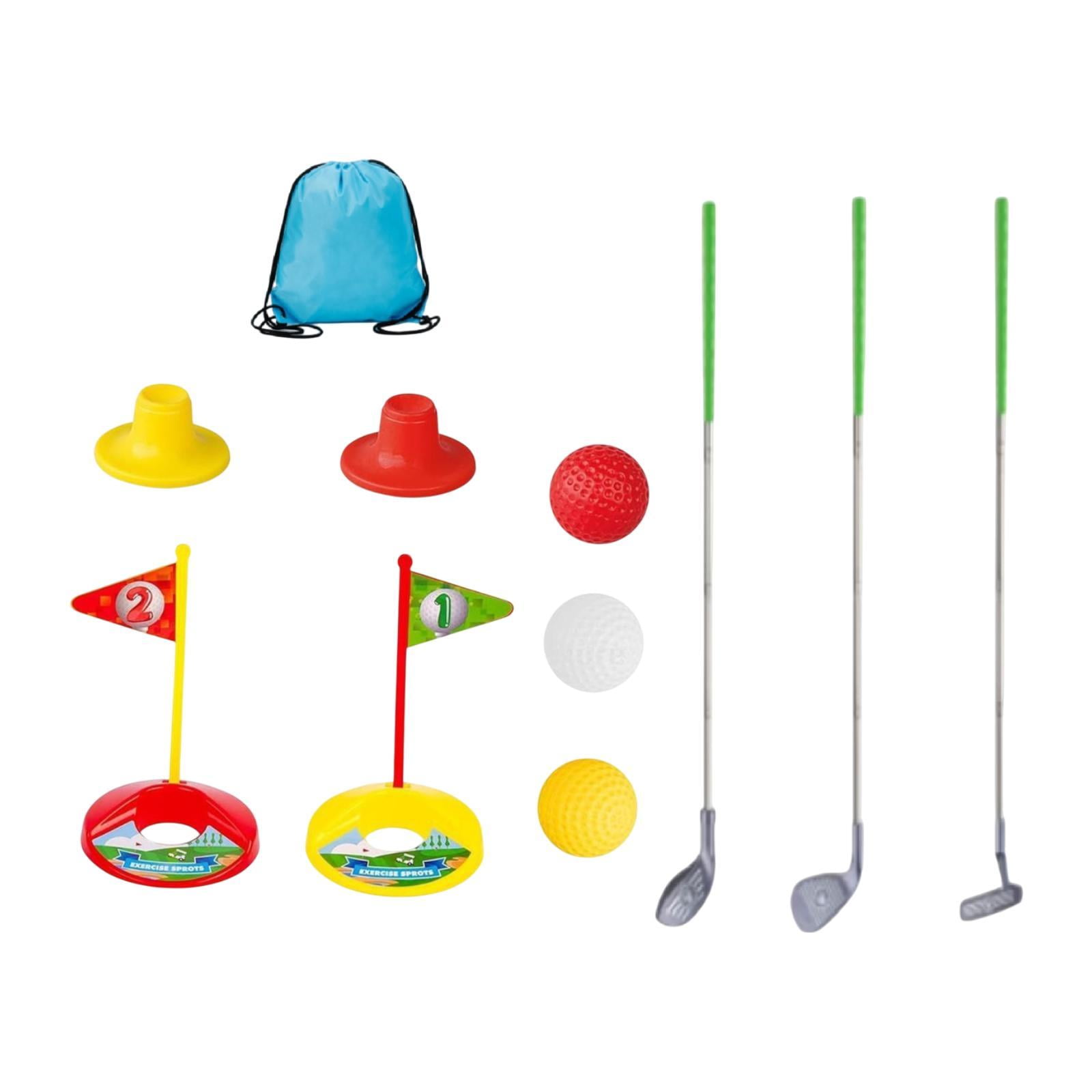 Kids Golf Club Set Mini Golf Kit versátil con 3 clubes con bolsas de ...