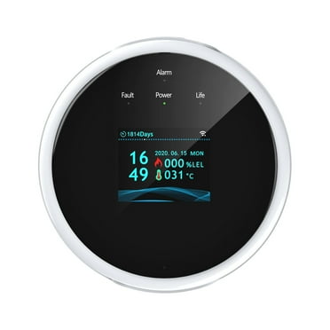 Dcenta WiFi Gas Leak Alarm Sensor for Natural Gas Biogas Methane ...