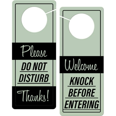 Uxcell Do Not Disturb Door Hang Sign Double Sided Privacy Sign Red 1 ...