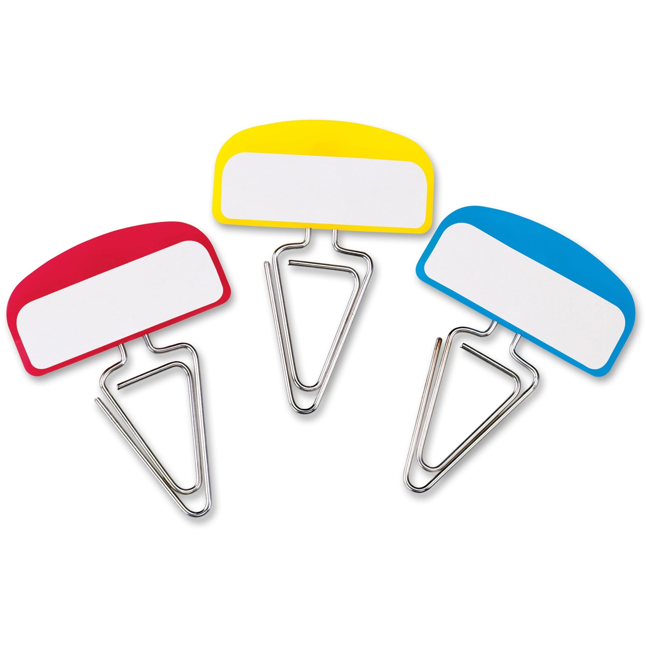 Pendaflex PileSmart Label Clip File Organizers, Blue/Red/Yellow, 12 ...