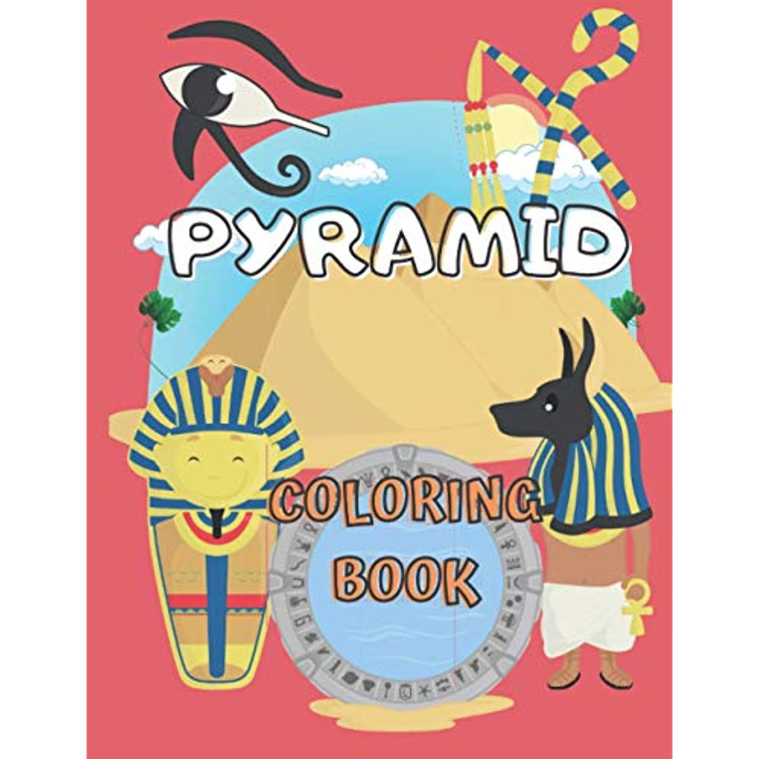 Pyramid Coloring Book: Ancient Civilization Coloring Pages for Kids ...