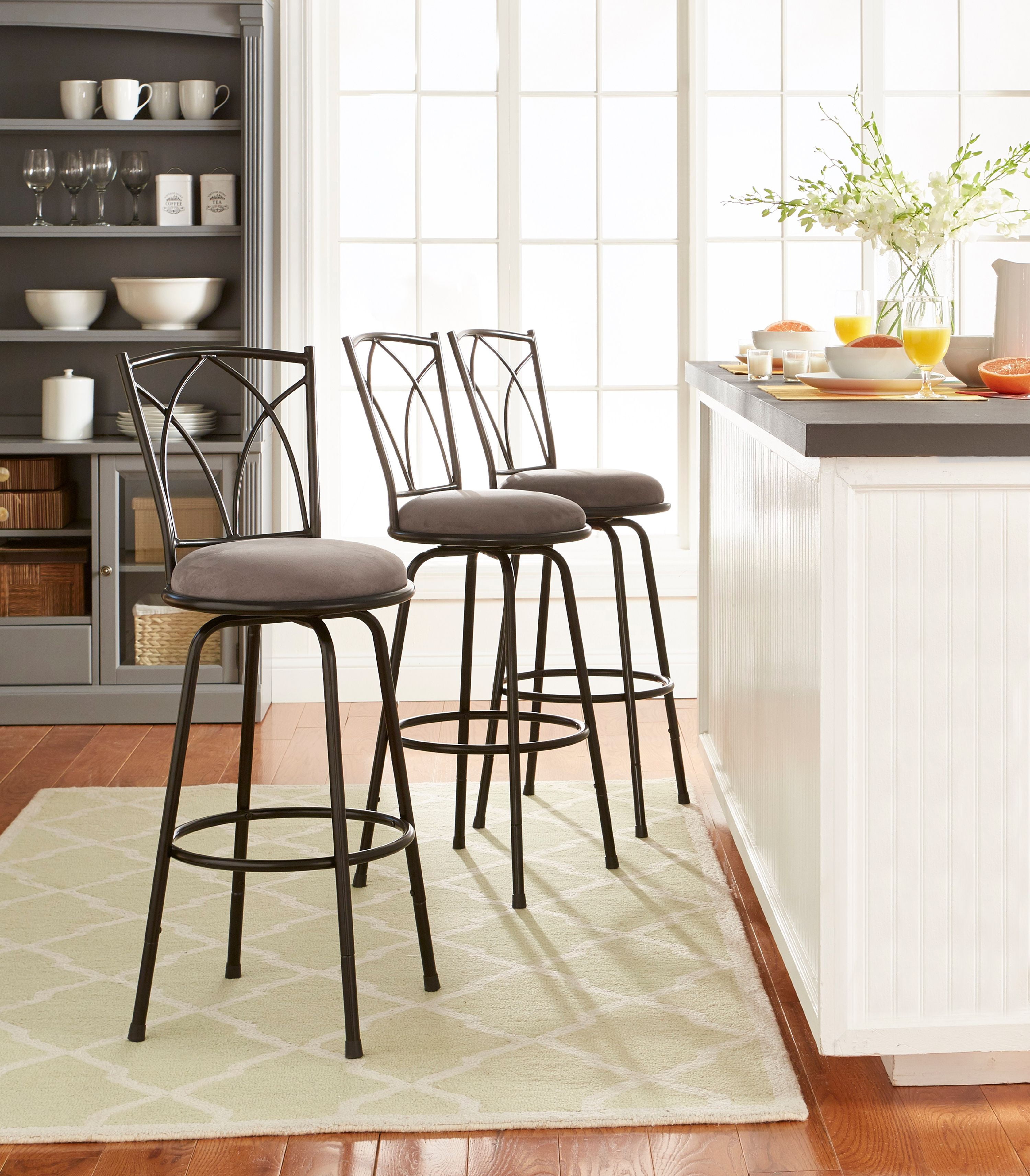Mainstays Gillian Adjustable Height Swivel Barstool 2024 www.alhudapk