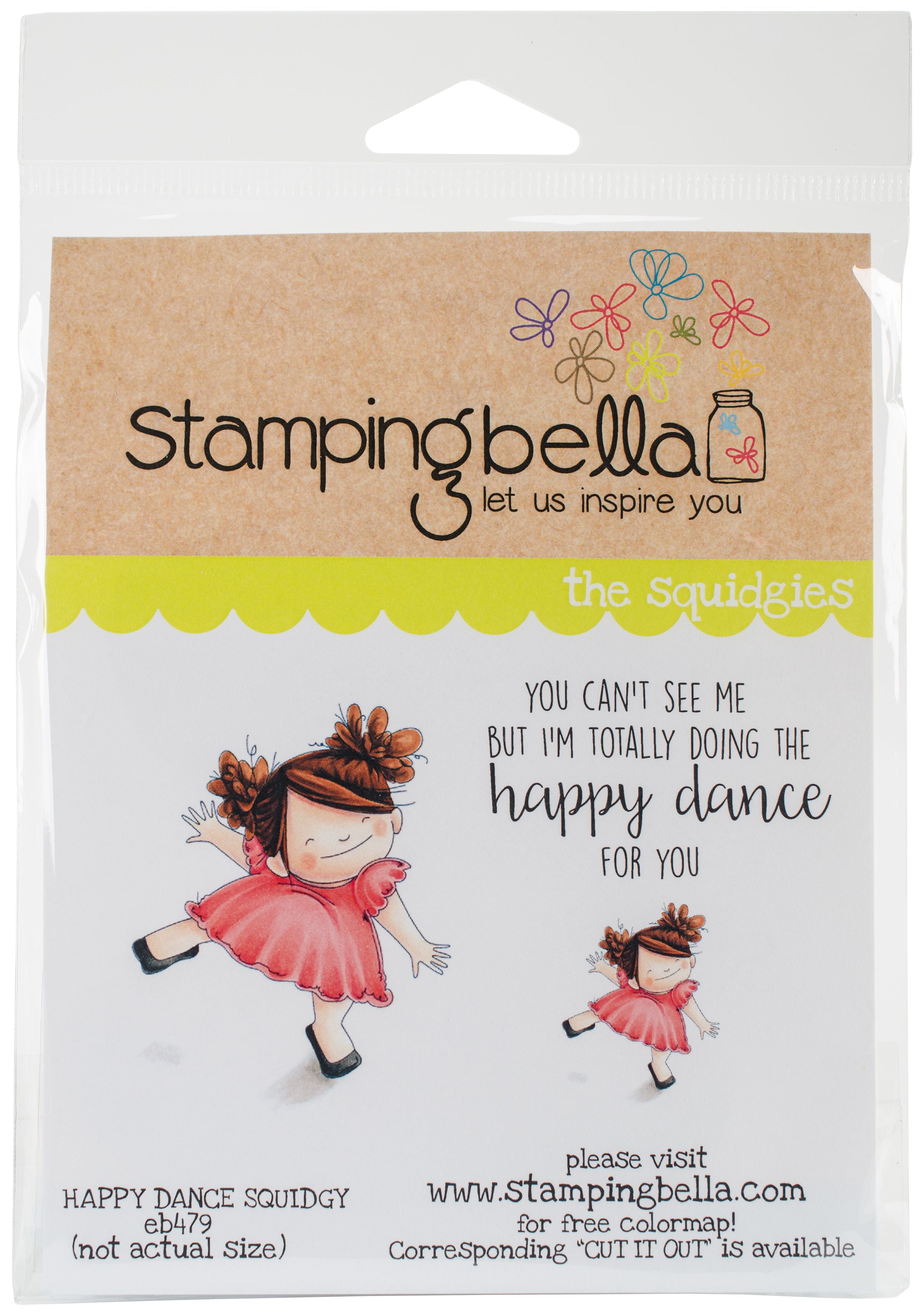 Stamping Bella Cling Stamps-Happy Dance Squidgy - Walmart.com