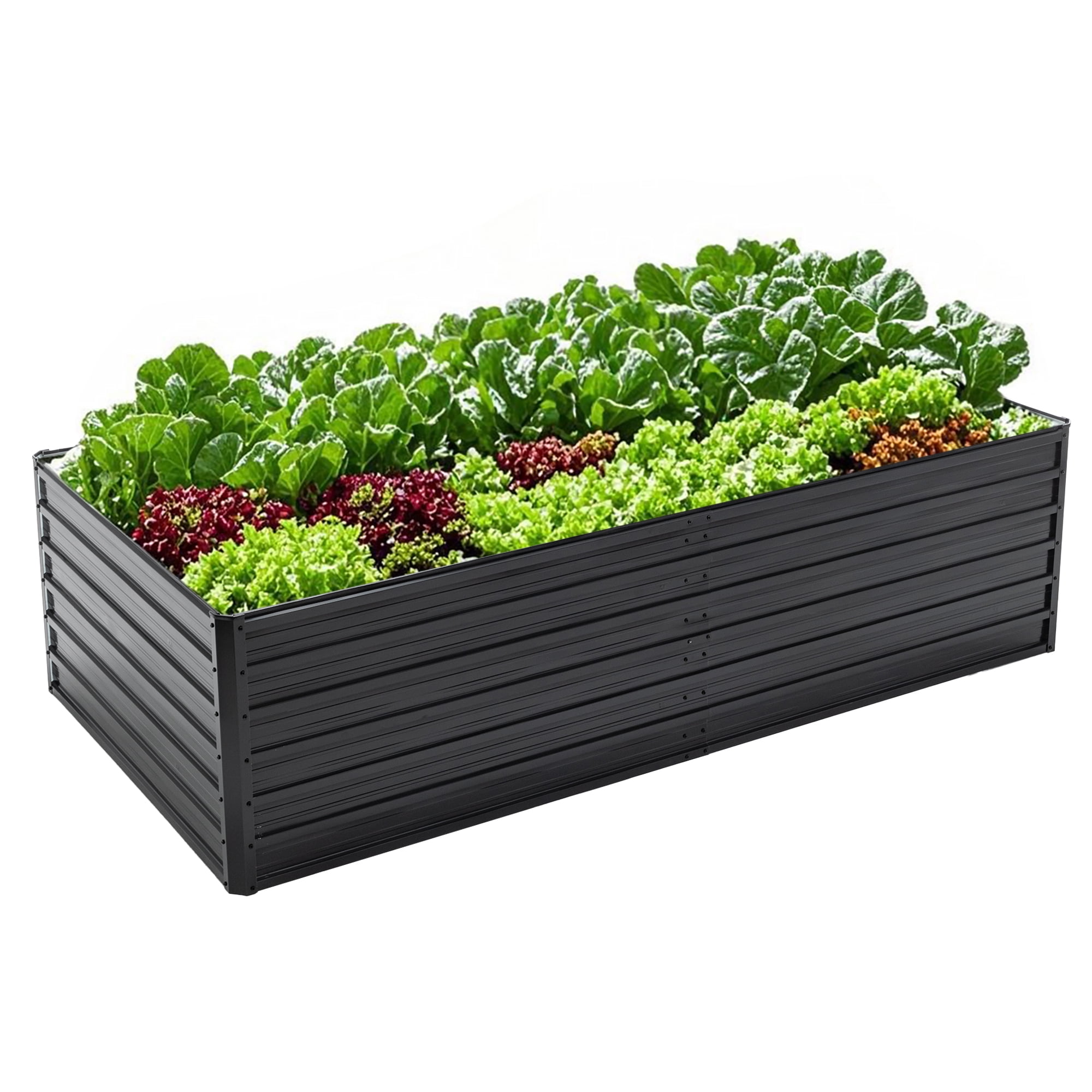 Click here for Lzbeitem Galvanized Raised Garden Bed  8x4x2ft Met... prices