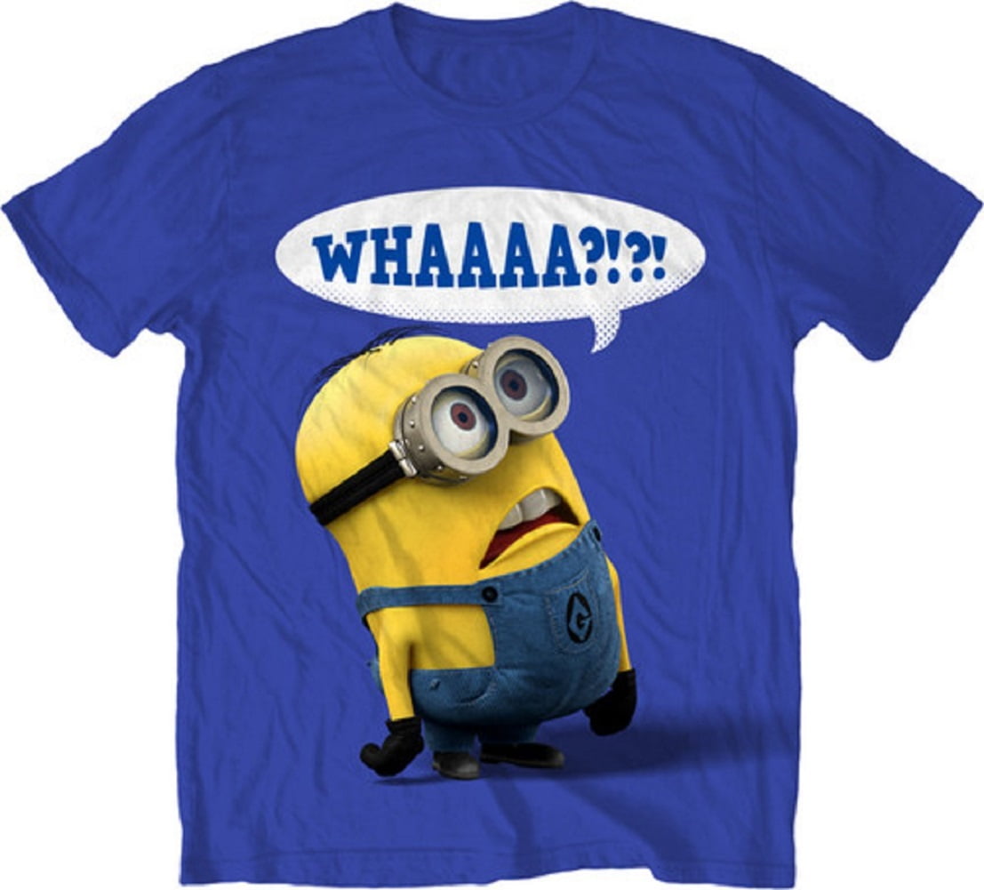 Despicable Me Whaaa Minion Adult T-Shirt - Walmart.com
