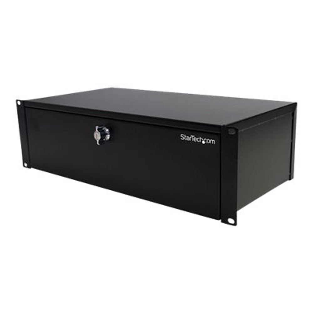 StarTech.com 3U 9" Deep Rackmount Locking Storage Drawer - Walmart.com ...