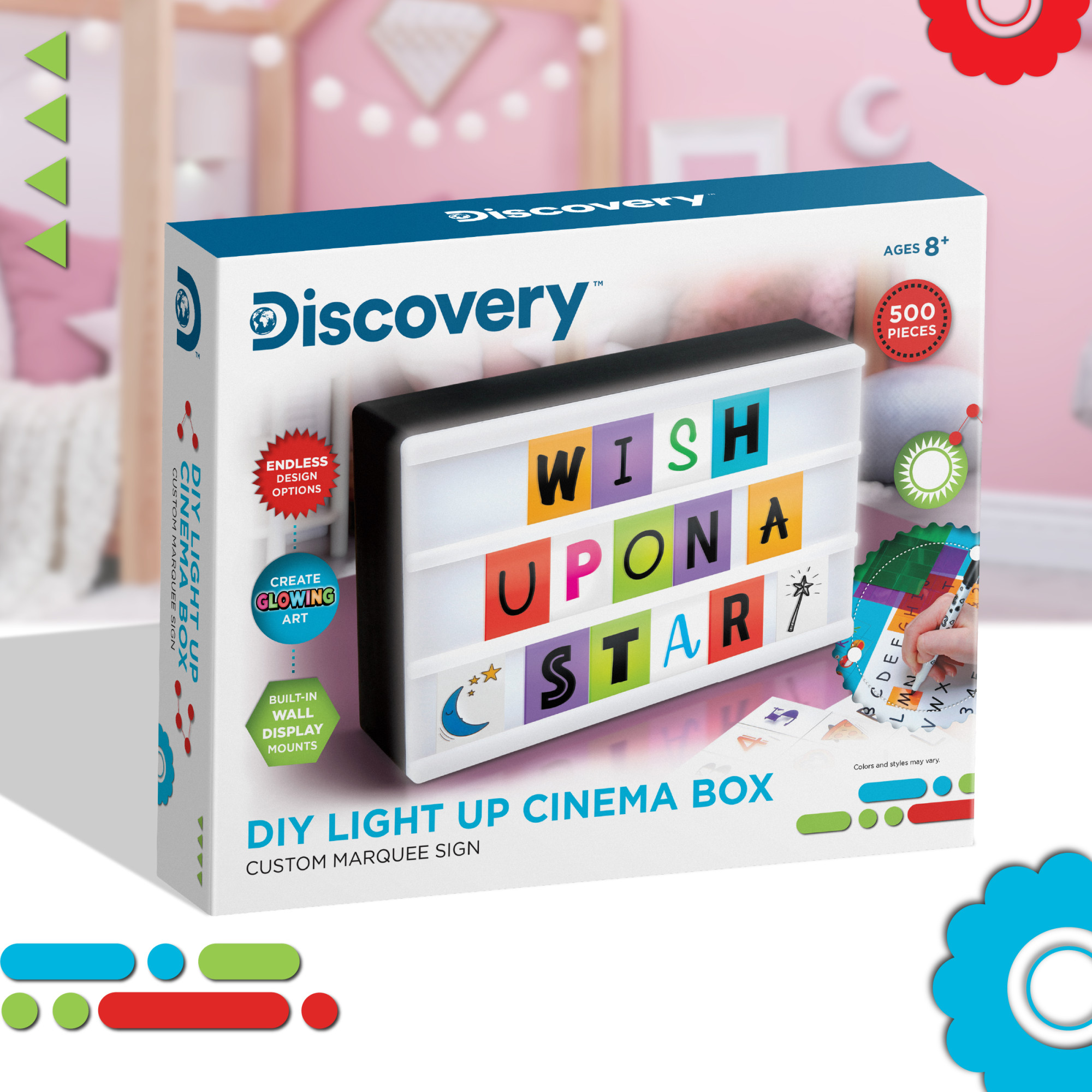 Buy Discovery Kids DIY Light Up Cinema Box, Customizable Backlit ...