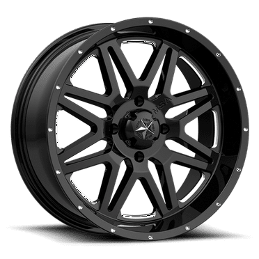 MSA Offroad Wheels Aluminum Rim M40 ROGUE 15X7in Satin Black Titanium ...