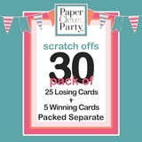 30-Pack Turkey Scratch Off Game Cards for Thanksgiving Party, Fall ...