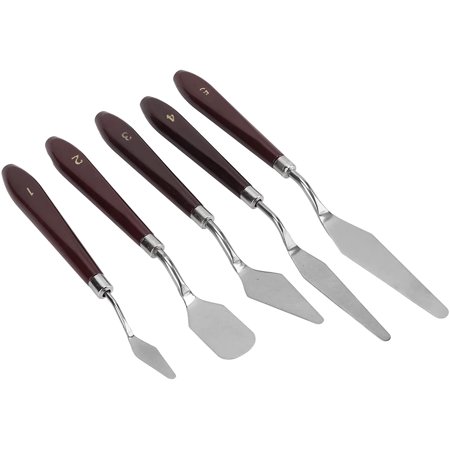 Palettes Knife, Oil Painting Color Mixing Scraper Set Thick Flexible ...