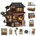 Book Nook Kit, 3D Wooden Puzzles for Adults, DIY Miniature House Kit ...