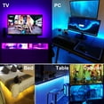TV Backlight LED Strip Lights (40-60 Inch) - 16 Colors RGB LED Lights ...