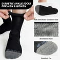 AMITOFO Healthy Anti-Blister Diabetic Socks for Men & Women, Extra Wide ...