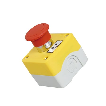 Thinsony Emergency Stop Small Push Button Switch Box Security Rain ...