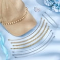 10Pcs 10 Styles Aluminium Curb Chains & Plastic Imitation Pearl ...