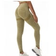 DISKEBUISS Women's Yoga Leggings Long Pants Tummy Control High Waisted ...