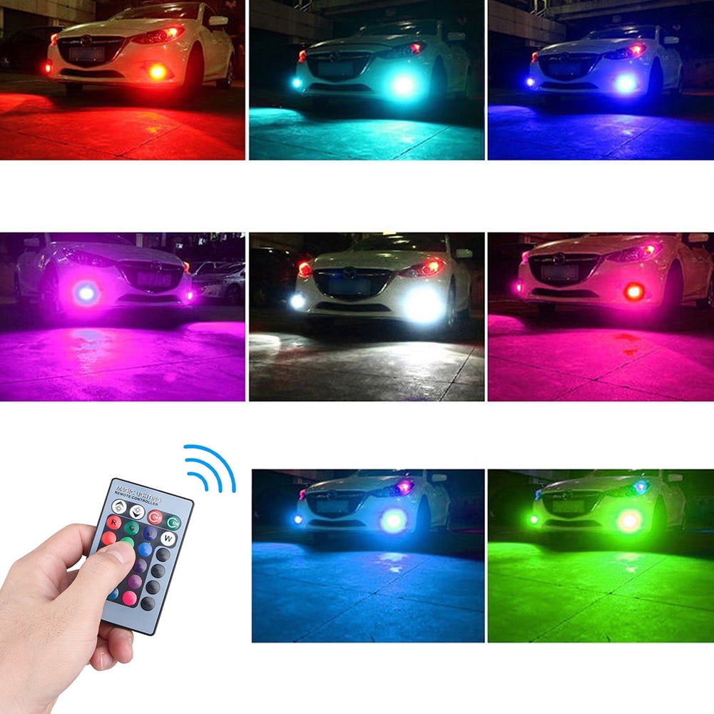 Click here for Youthink Rgb Led Car Fog Lights 2pcs 12v Rgb Led C... prices