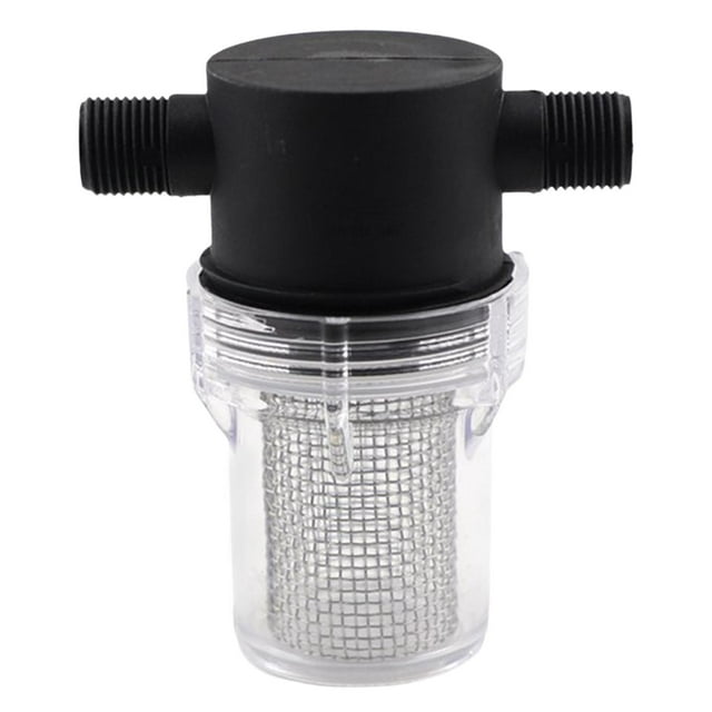 Water Pump Mesh Strainer 1/2" line Filter Garden Pond Inline Strainer ...
