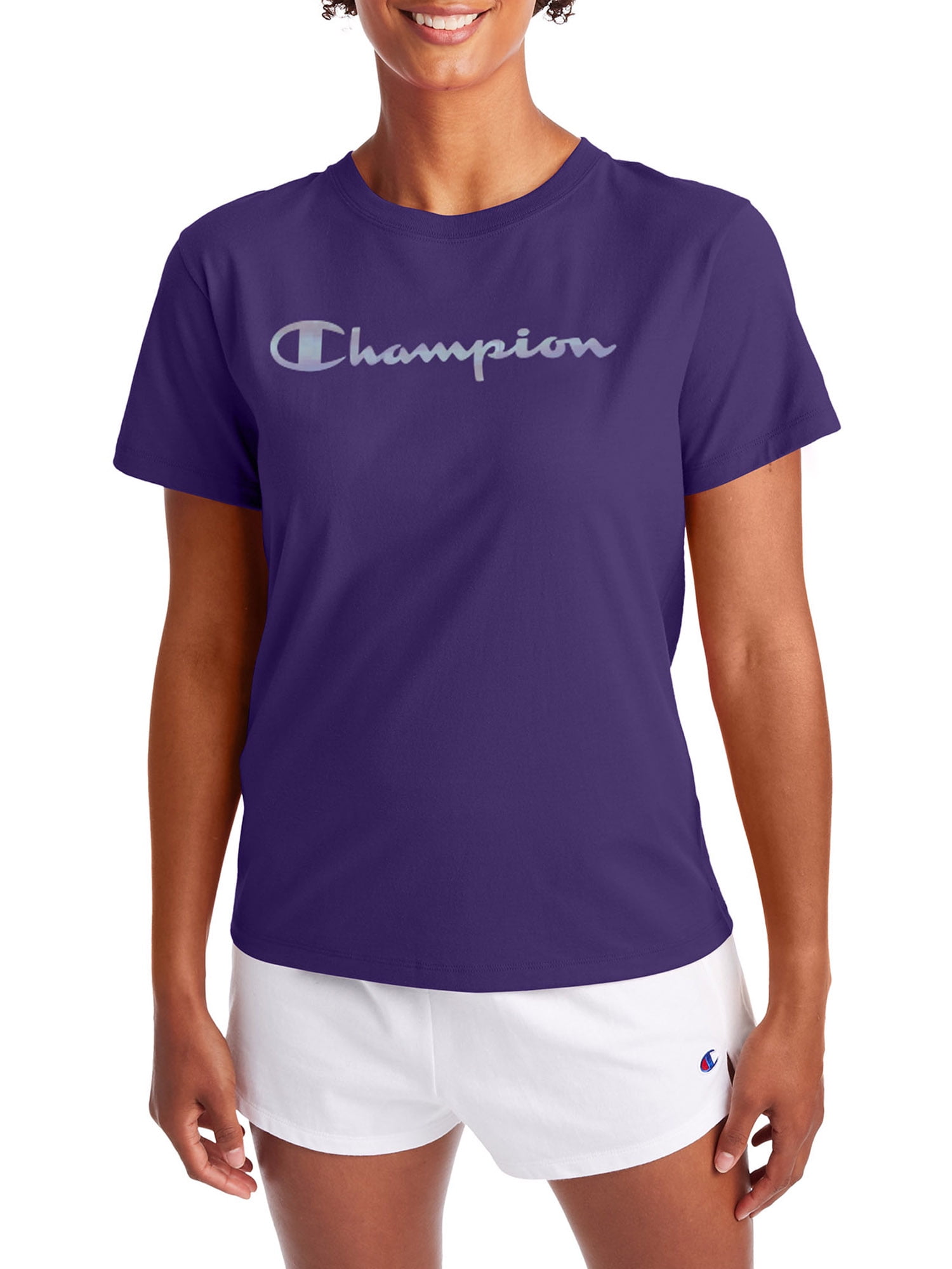Champion Cropped Tee (Women's) 1 Pack - Walmart.com