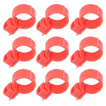 100 Pcs Chicken Leg Rings, Chicken Identification Leg Bands Clip On Leg ...