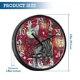 Christmas Tabby Cat Luminous Wall Clock with Sound-Activated LED 12 ...