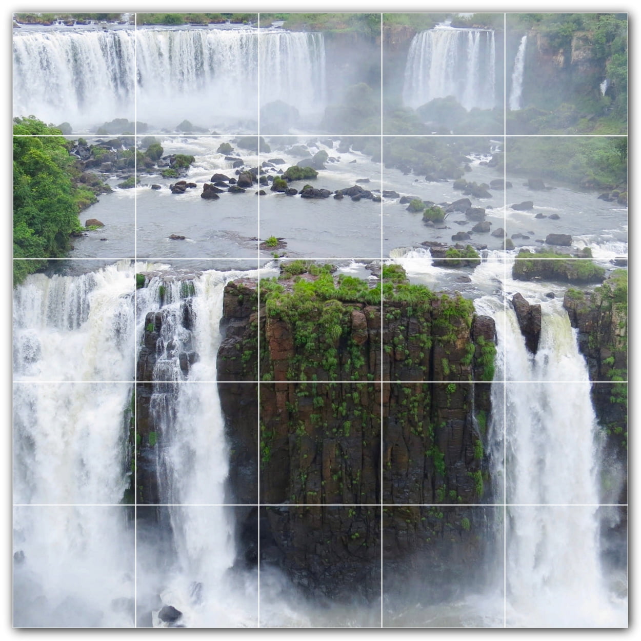 Picture-Tiles.com: Waterfalls Ceramic Tile Wall Mural WAL501114-55XL ...